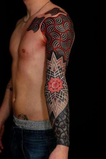 Tendance Tattoo Homme : Magnifique Tatouage bras complet homme ...