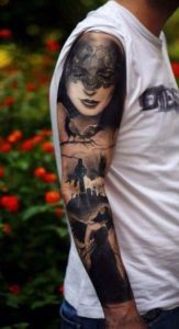 Tendance Tattoo Homme : Magnifique Tatouage bras complet homme ...